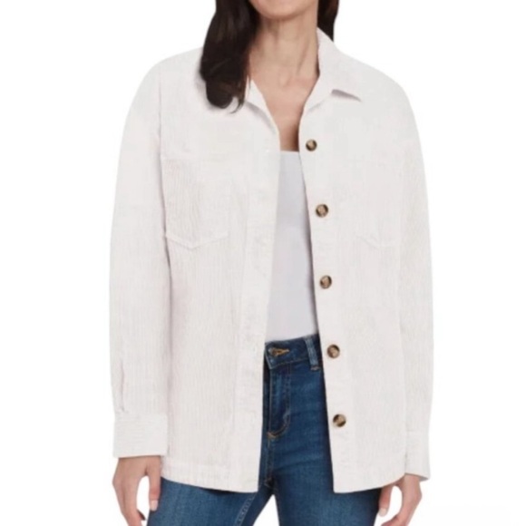 Matty M | Jackets & Coats | Matty M Womens Cream Corduroy Utility ...